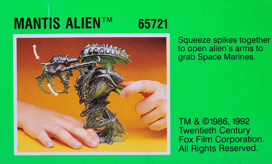 おもちゃの巣（玩具レビュー） : Kenner マンティスエイリアン (Mantis Alien) レビュー