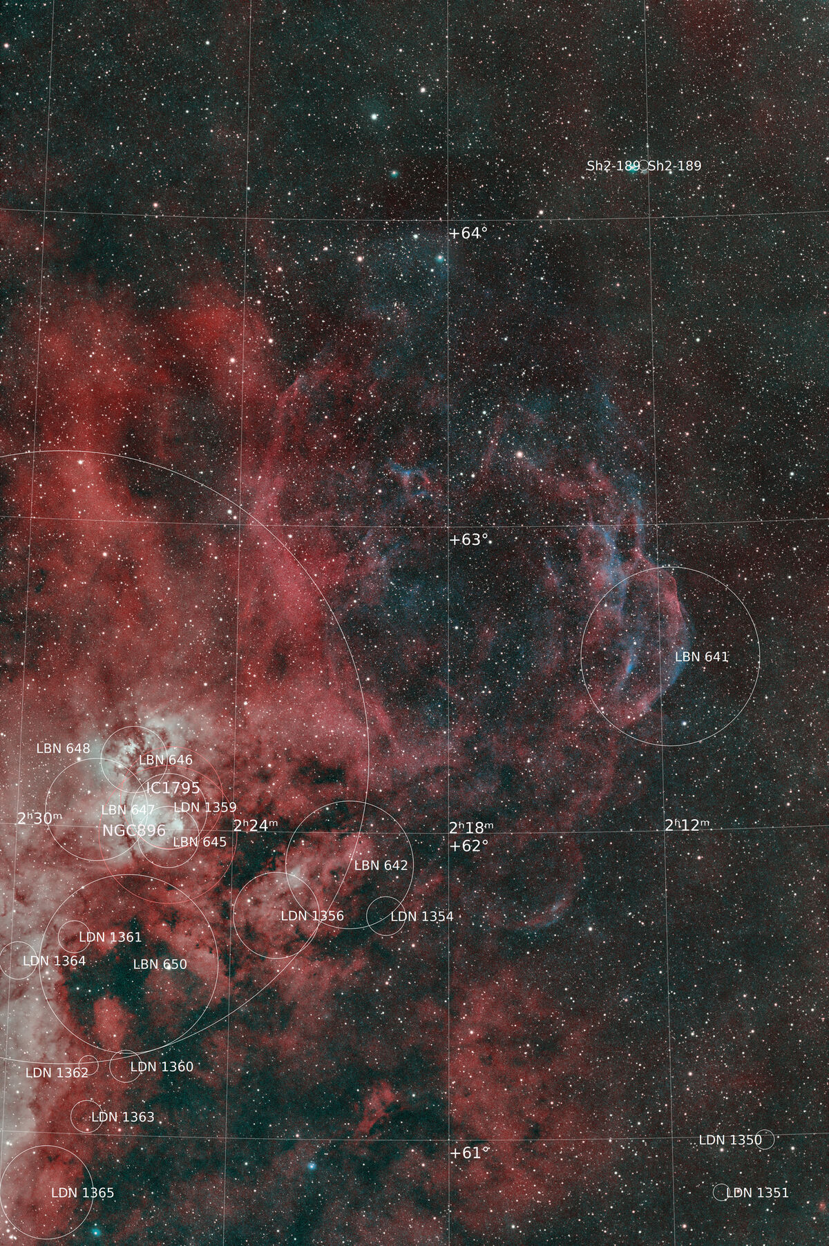 超新星残骸 SNR G132.7＋01.3（HB3） : 星と畑のシニアライフ