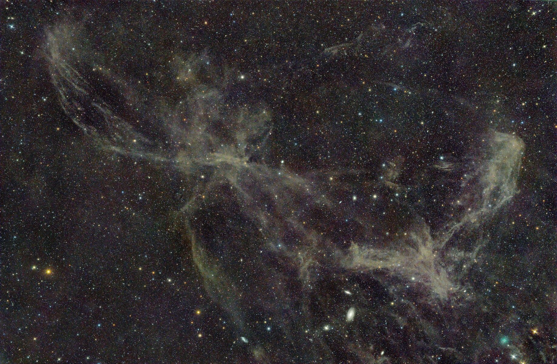 Angel nebulaとVolcano nebulaの再処理 : 星と畑のシニアライフ