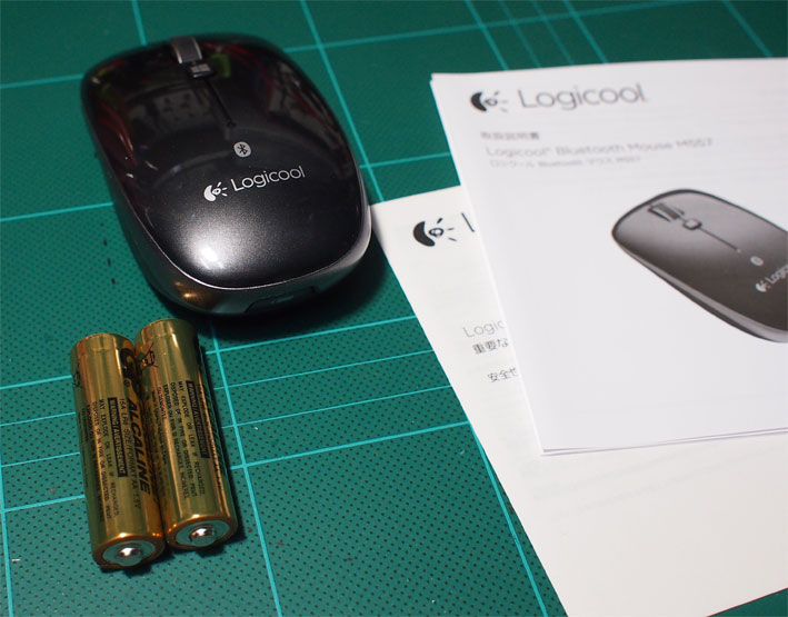 Mac OS Xで使えるLOGICOOL Bluetoothマウス m557 グレー M557GRとPLANEX Bluetooth USB ...