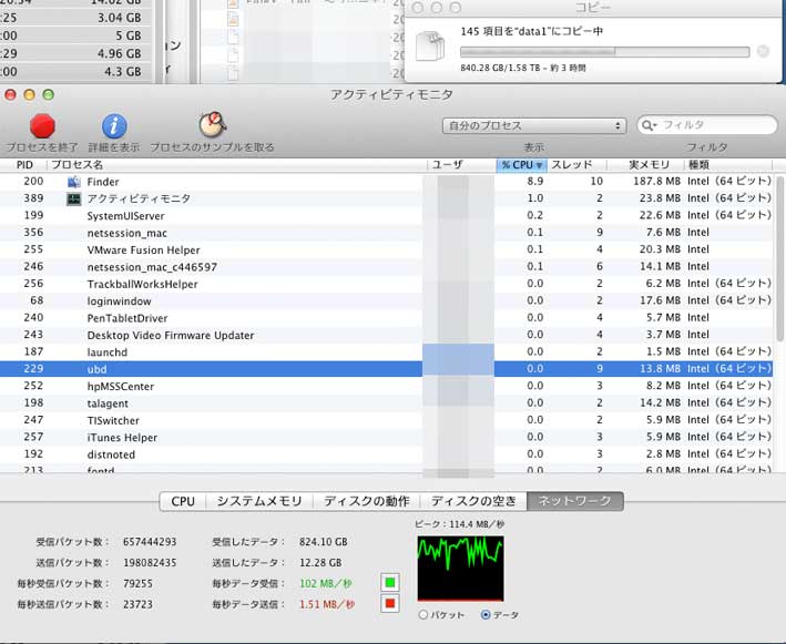 【Mac mini Mid 2011】Promise Technology Pegasus R4 RAID Systemへ動画ファイルを転送 ...