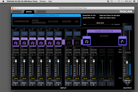 USBオーディオインターフェース TASCAM US-366を買って使ってみている。SG的にレビューする。 : Sunday Gamerのブログ