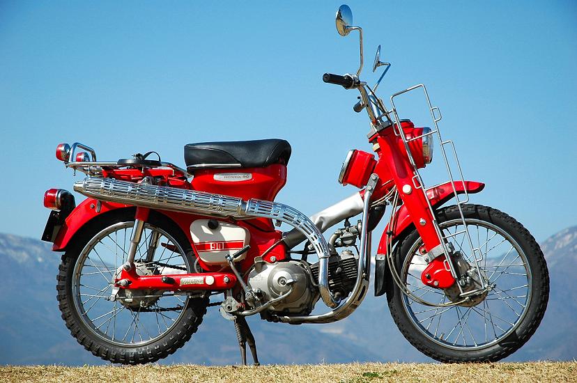 ガンホルダー付「ハンターカブ」CT90K0 : スーパーカブ中心生活？ TONY’S甲信生活！