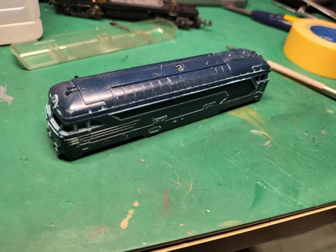 リマ・SNCF Class CC 67000ディーゼル機関車（5） : スロハユニフの工作日誌