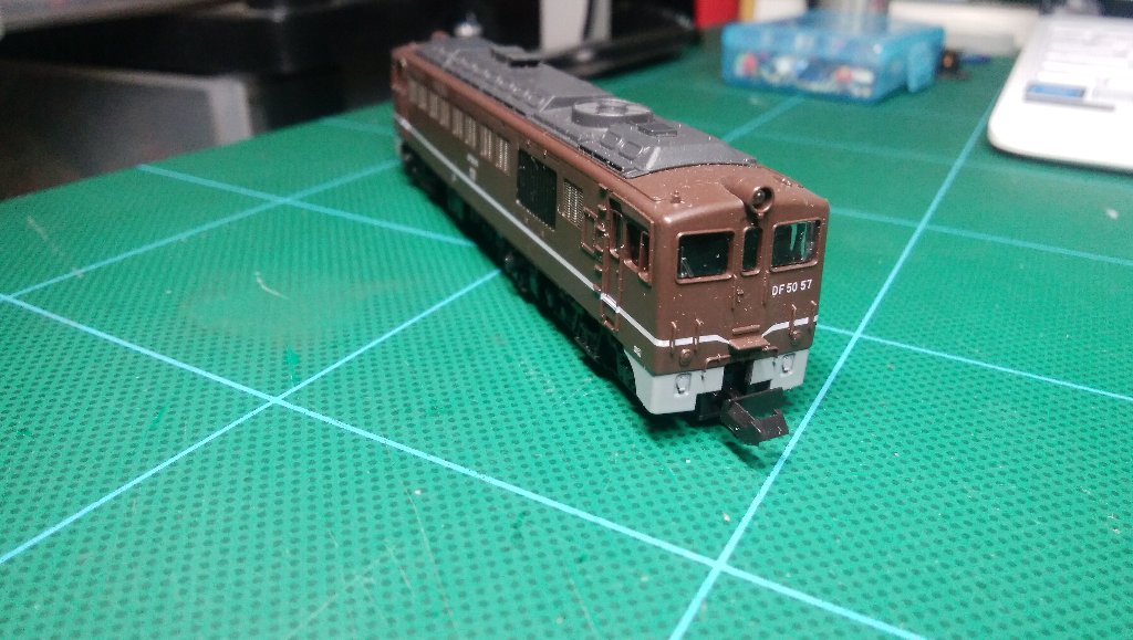 TOMIX・DF50（初期製品・ブラウン） : スロハユニフの工作日誌