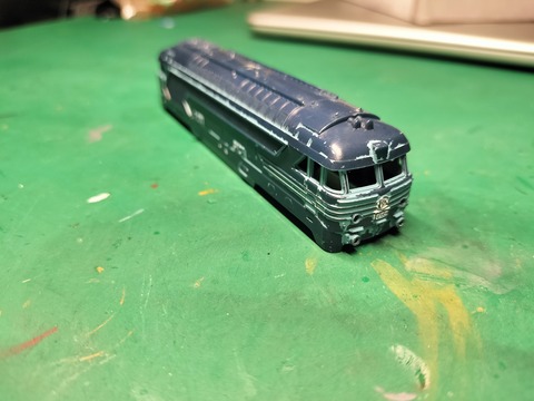 リマ・SNCF Class CC 67000ディーゼル機関車（5） : スロハユニフの工作日誌