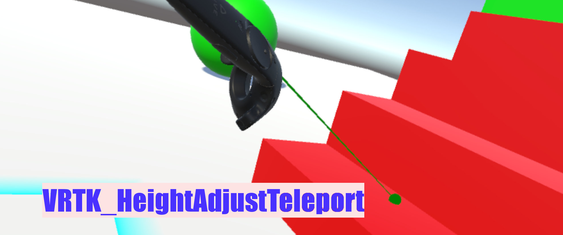 [VRTK解説]「VRTK_HeightAdjustTeleport」の概要（高さ調整つきテレポート）[Unity][VRTK3.0 ...