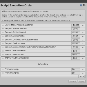 ScriptExecutionOrder を設定してみた（接地判定とジャンプの処理順序設定） : ねぎたまらぼ