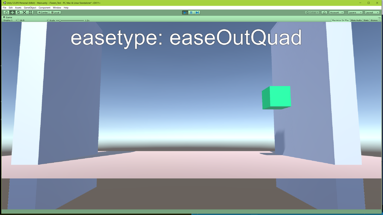 [アニメーション] iTweenのEaseTypeを自動で順番に動かす [Unity] : ねぎたまらぼ
