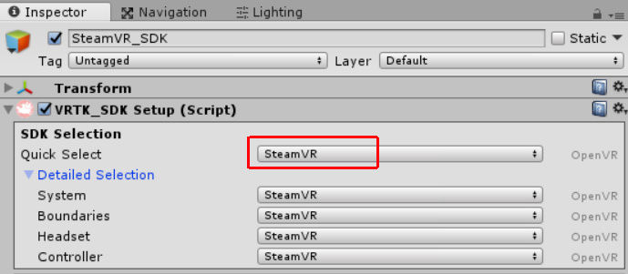 [VRTK] VRTK 3.2.1 のセットアップ方法 [Vive] : ねぎたまらぼ