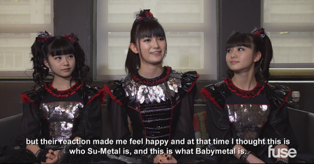 『Fuse TV』によるBABYMETALインタビュー続編が公開！（動画） : BABYMETALの使徒