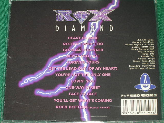 ☆80年代洋楽を中心に私の中の1枚☆1979☆ROX DIAMOND/st : 80's洋楽を中心に私の中の1枚