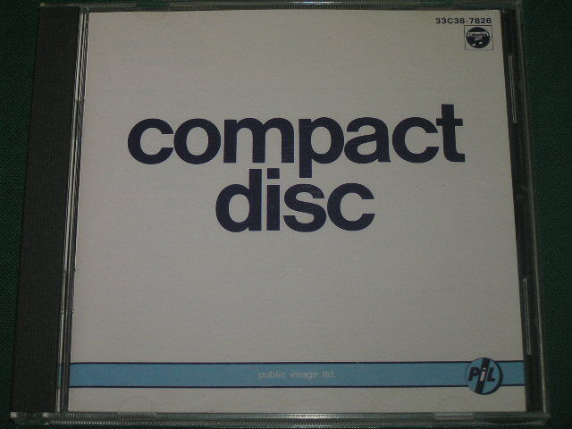 ☆80年代洋楽を中心に私の中の1枚☆1552☆PIL/COMPACT DISC : 80's洋楽を中心に私の中の1枚