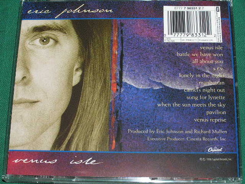 ☆80年代洋楽を中心に私の中の1枚☆2114☆ERIC JOHNSON/VENUS ISLE : 80's洋楽を中心に私の中の1枚
