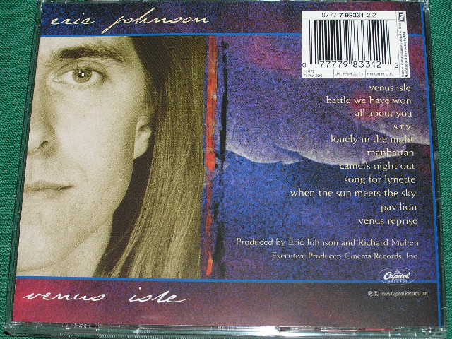 ☆80年代洋楽を中心に私の中の1枚☆2114☆ERIC JOHNSON/VENUS ISLE : 80's洋楽を中心に私の中の1枚