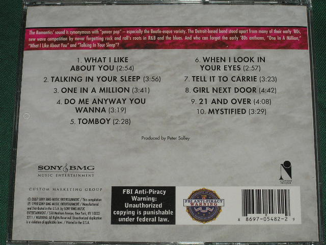 ☆80年代洋楽を中心に私の中の1枚☆2181☆THE ROMANTICS/SUPER HITS : 80's洋楽を中心に私の中の1枚