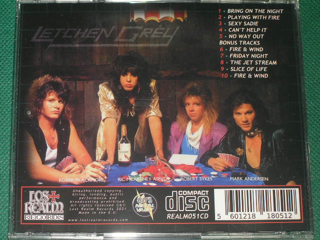 ☆80年代洋楽を中心に私の中の1枚☆1166☆LETCHEN GREY/PARTY POLITICS : 80's洋楽を中心に私の中の1枚