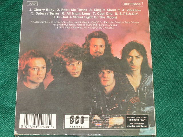 ☆80年代洋楽を中心に私の中の1枚☆1227☆STARZ/VIOLATION : 80's洋楽を中心に私の中の1枚