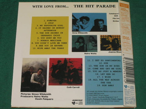 ☆80年代洋楽を中心に私の中の1枚☆1948☆THE HIT PARADE/WITH LOVE FROM... : 80's洋楽を中心に私の中の1枚