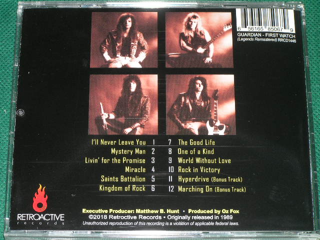 ☆80年代洋楽を中心に私の中の1枚☆351☆GUARDIAN/FIRST WATCH : 80's洋楽を中心に私の中の1枚