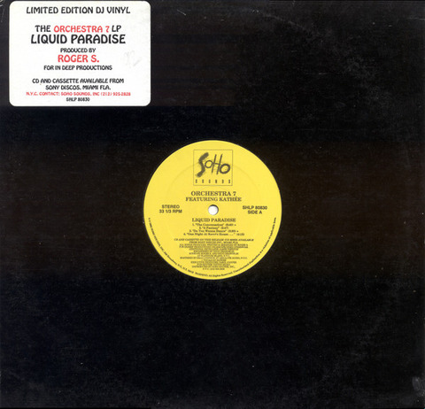 Seductive Groove : Orchestra 7 Featuring Kathée – Liquid Paradise