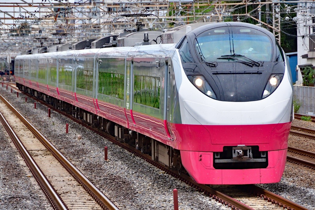 オレンジパーシモン塗装になったE657系K3編成を撮る : ばんばんの鉄道放浪記Ⅱ