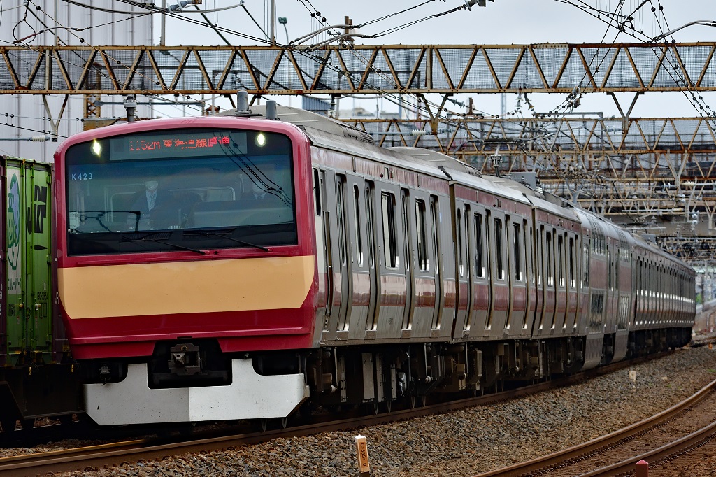 赤電になったk423 185系団体列車ほか ネタてんこ盛り 日曜朝の常磐線 : ばんばんの鉄道放浪記Ⅱ
