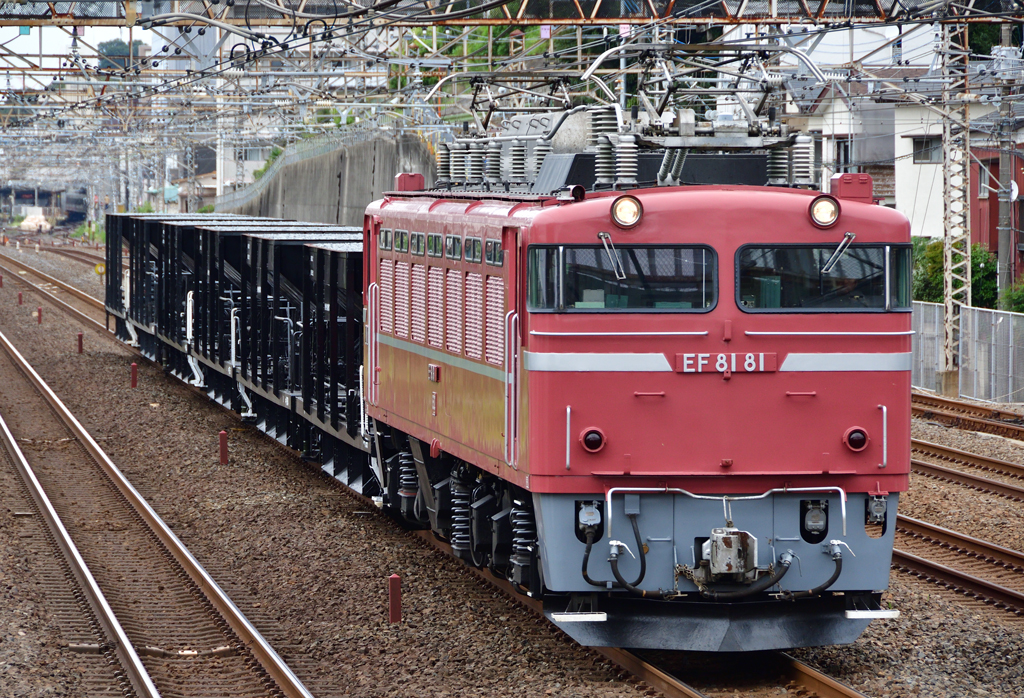 【撮り鉄】EF8181牽引の水戸工臨（積載） : ばんばんの鉄道放浪記Ⅱ