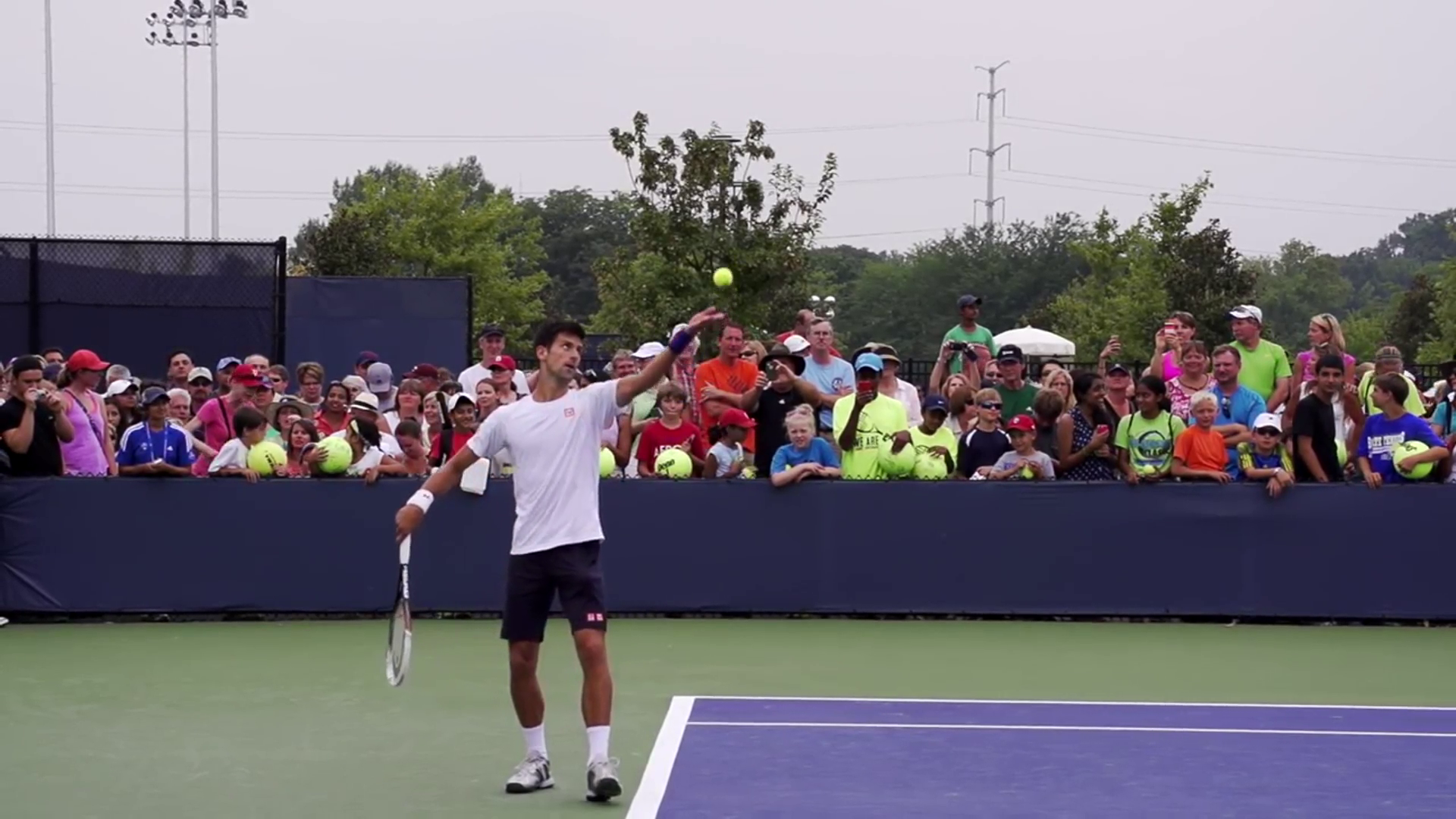 Novak Djokovic Serve In Super Slow Motion 2 - 2013 Cincinnati Open ...