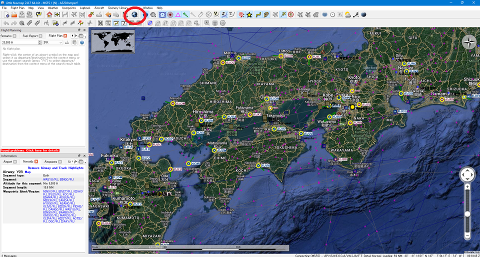 飛行ルートの計画のしかた（Little Navmapの利用） 2/2 : 初心者のFS2020雑記帳 byたっく
