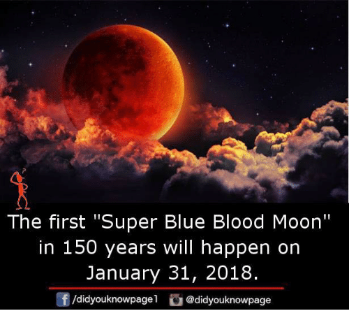 Super Blue Lunar Moon Meme