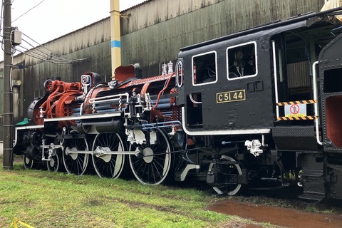 [保存蒸機めぐり] 土崎工場 C51 44 : 新•たいすんの鉄道&プラレールブログ