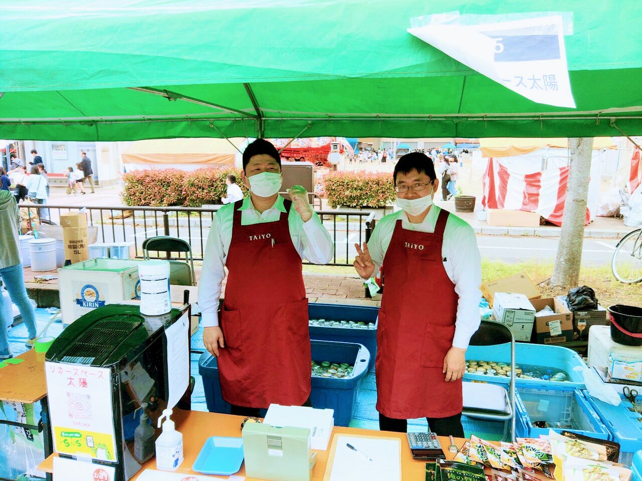 【新川マルシェ】参加して来ました！ : 宇部市 こだわりの酒屋 リカースペース太陽