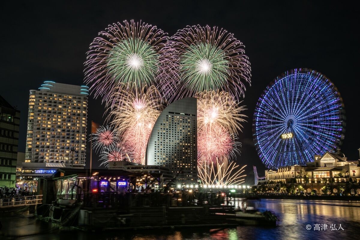 7月31日は、みなとみらいスマートフェスティバルの花火を撮ってきました。 : （旧）高津弘人・高津創造(株) ブログ