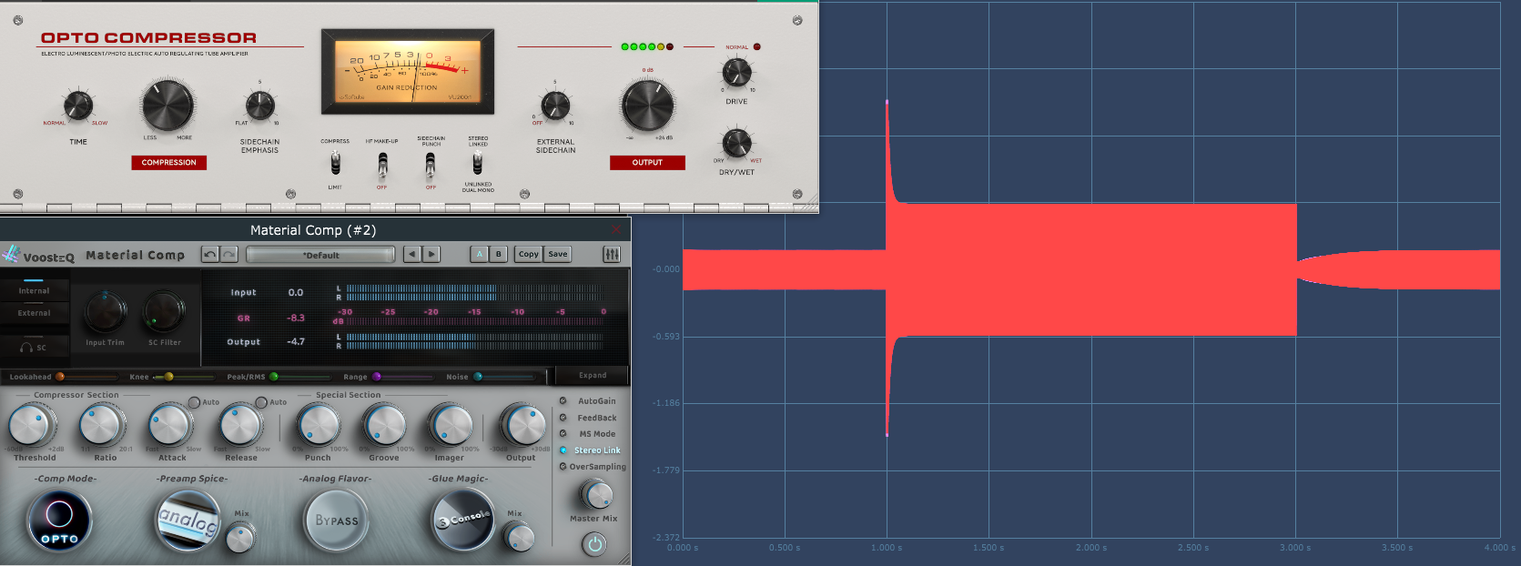 だから囁くのさ : Softube OPTO Compressor ： Plugindoctorで遊ぶ