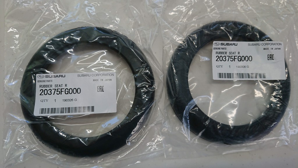 たけのひまつぶし:レガシィ アウトバックBRM サスペンション交換用純正部品まとめ