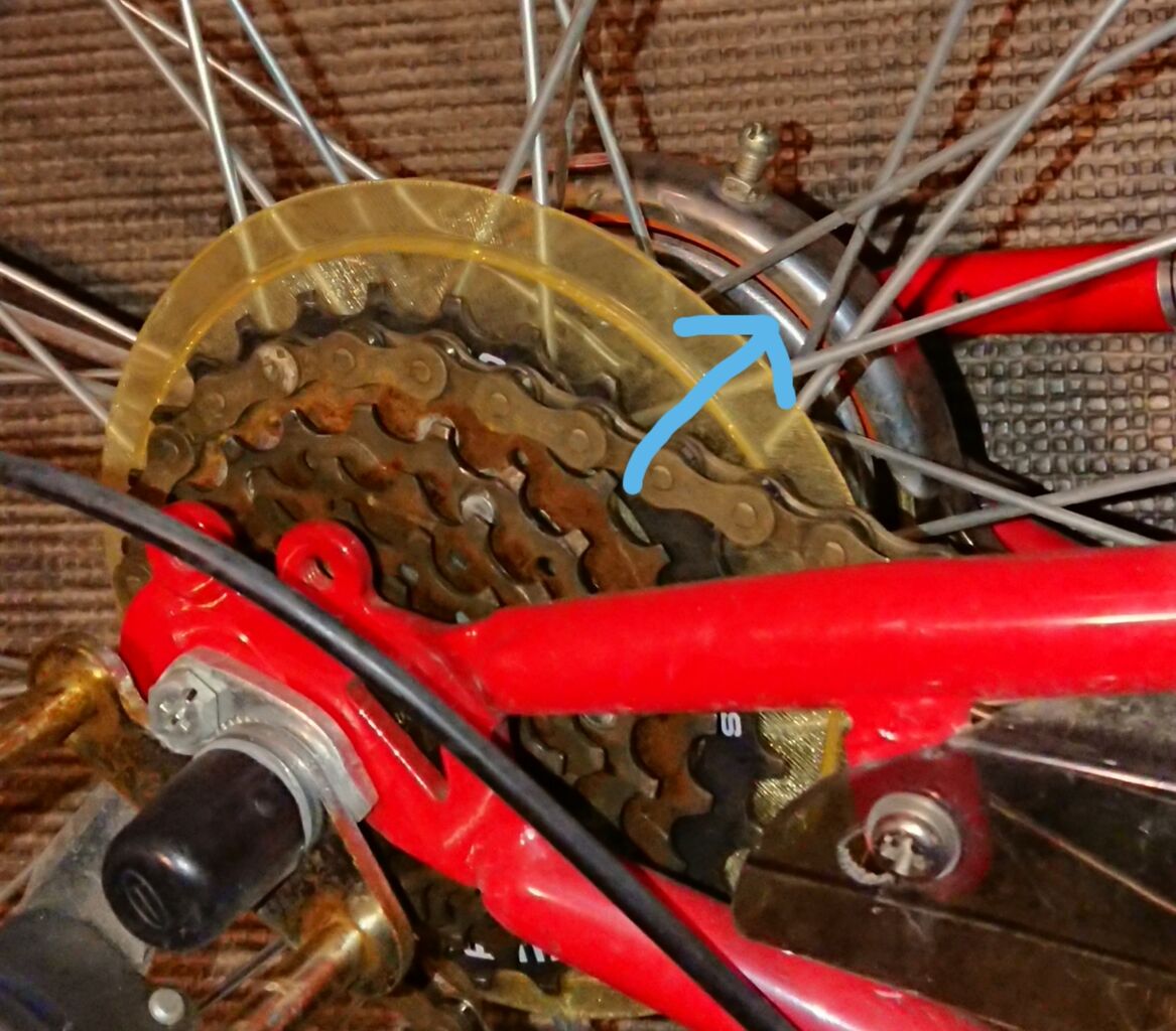 自転車の後輪ブレーキのキーキー音への対処 : AAの釣り日記と雑多な備忘録