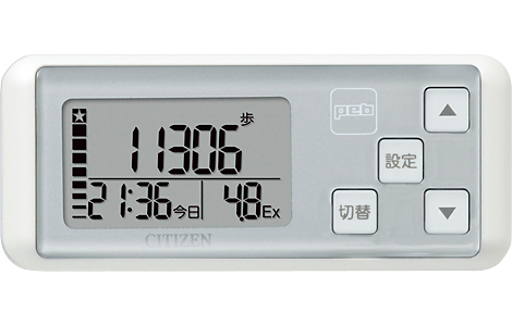 “CITIZEN”デジタル歩数計【peb】TW700 : 球バカ日誌
