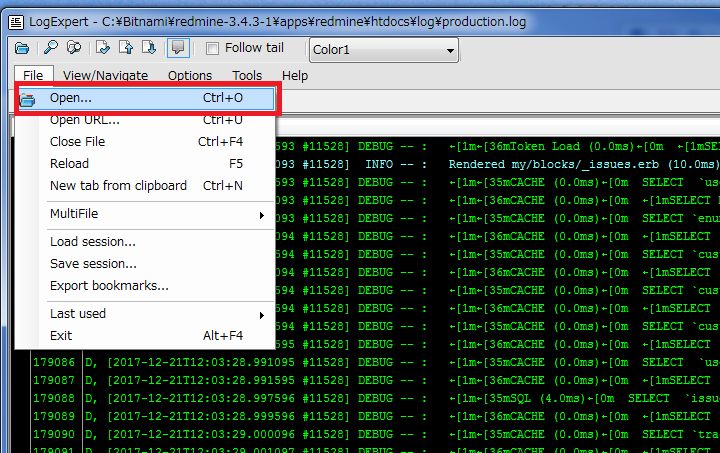 LogExpertでWindowsにてTailを行う : サイコロイドの備忘ログ