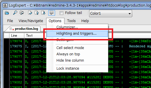 LogExpertでWindowsにてTailを行う : サイコロイドの備忘ログ