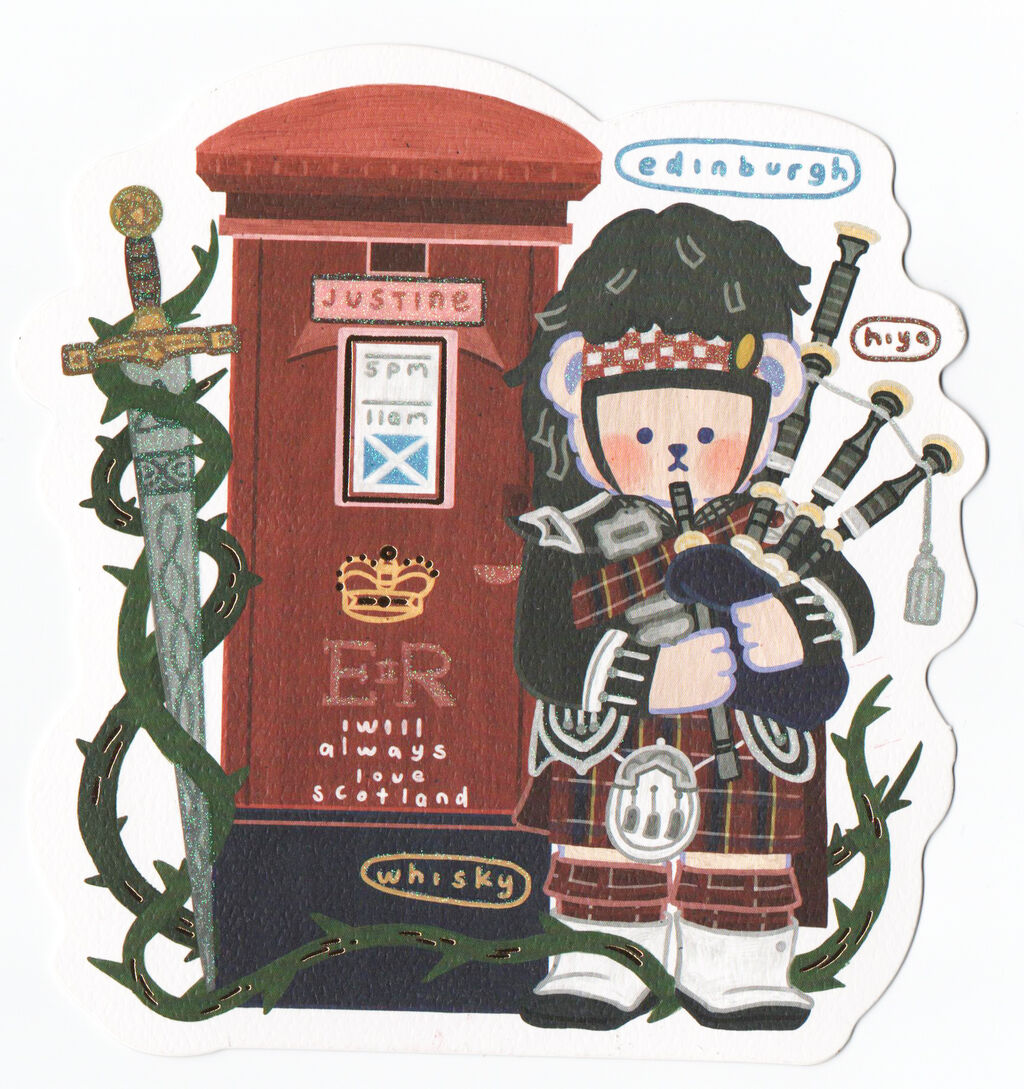 Edinburgh, Whisky : Postcrossing card collection