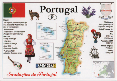MOTW Portugal : Postcrossing card collection