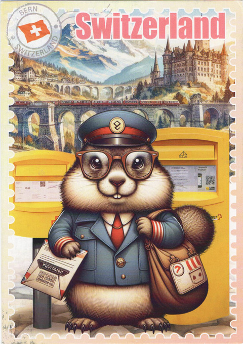 Switzerland : Postcrossing card collection