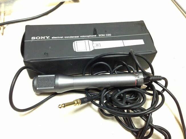 Hi, Mike. (SONY ECM-330,SONY ECM-220) : ♪ SUPER JUNK AUDIO POWER