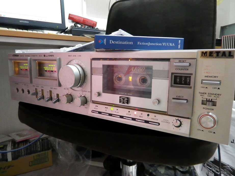 久しぶりにカセットテープへ録音 [Victor KD-A6] : ♪ SUPER JUNK AUDIO POWER