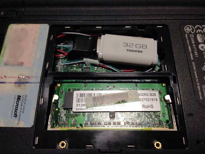EeePCをイイPCに改造するぞ！ (ASUS EeePC4G-X P701) : ♪ SUPER JUNK AUDIO POWER