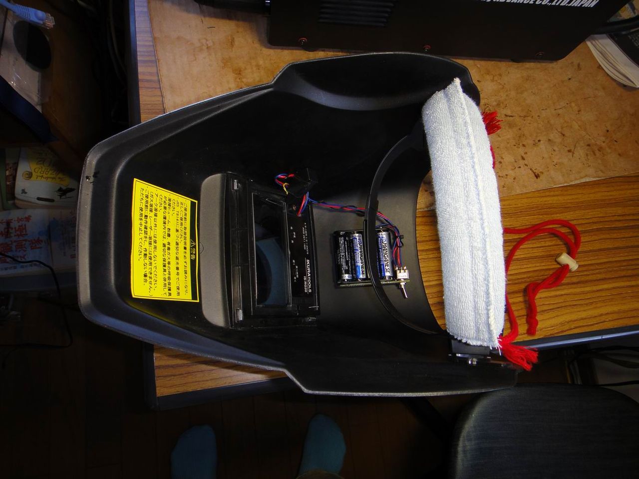 育良精機 ラピッドグラス IS-RG20を、単三電池で使える様に改造 : tek2465のblog