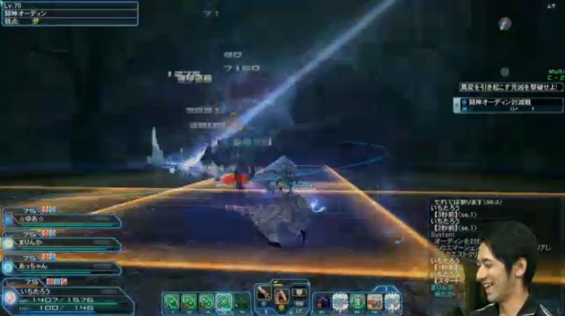 『FF14』コラボで実装される『PSO2』版オーディン戦の実機映像が公開！DPSチェックや床AoEの回転ギミックも！：ネトゲ速報