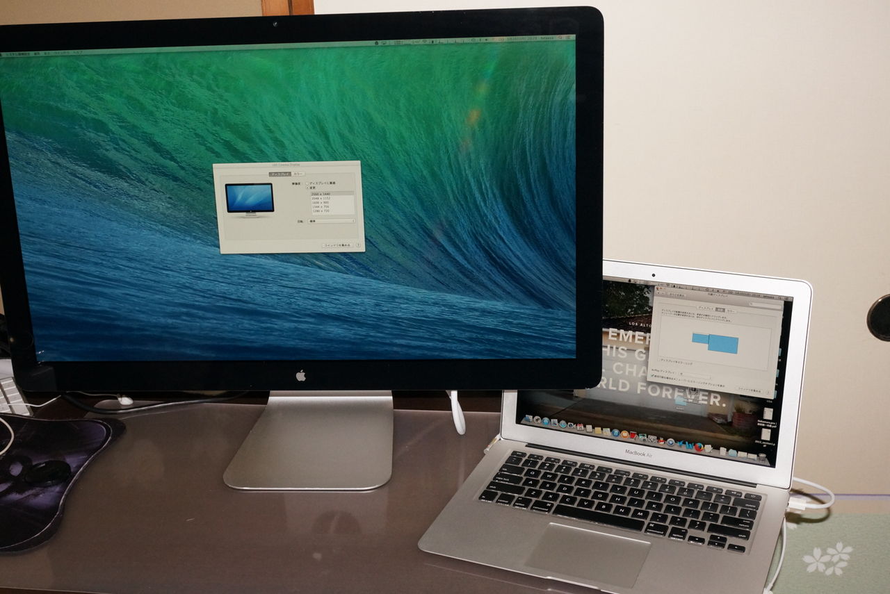 Apple LED Cinema Display all-in-one データケーブル断線修理 Apple LED Cinema Display all-in-one データケーブル断線修理