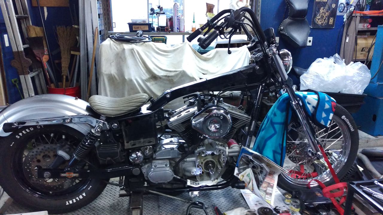 TC88 ギアドライブ化 ’00 FXD ’01 FLSTF : ハーレーカスタムショップ ザスカルヘッド